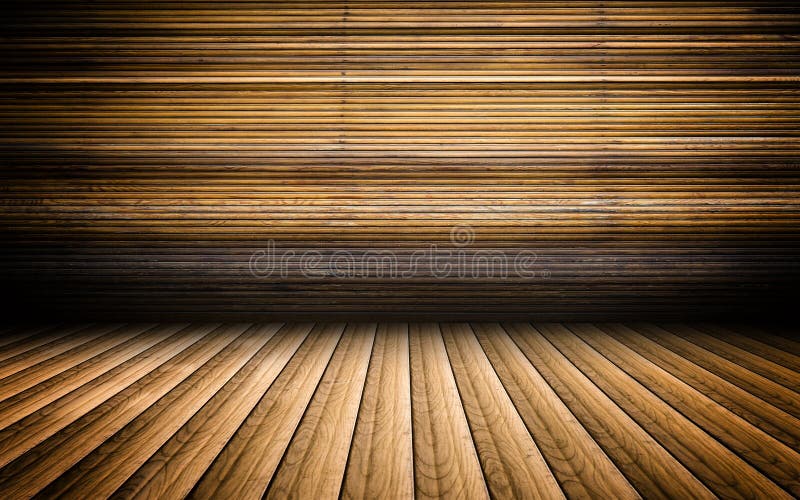 Abstract Wooden Interior Walls Stage Background Stock Illustration ...