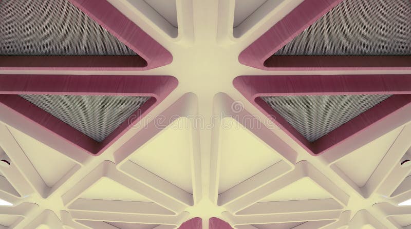 Abstract Wooden Light Fixture Stock Photo - Image of ceiling, fixture ...
