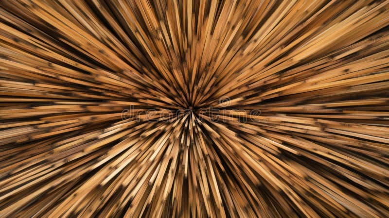 Abstract Wooden Pattern with Radial Lines Stock Illustration ...
