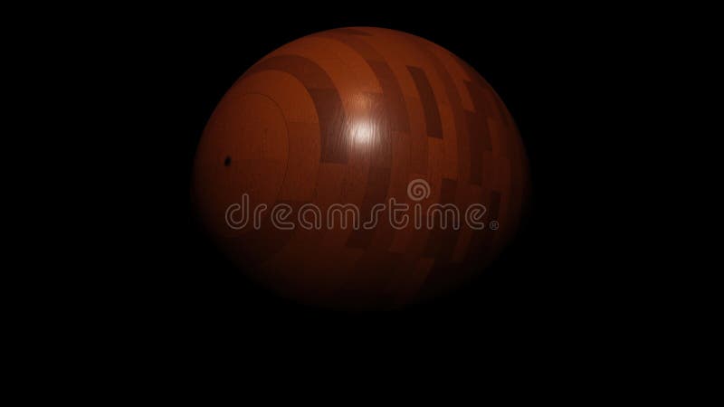 Abstract Wooden sphere stock illustration. Illustration of 2160p ...