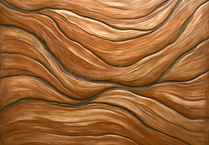 Abstract Wooden Texture Brown Wave Pattern High Quality Image Stock ...