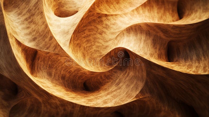 Abstract Wooden Texture with Swirling Patterns Stock Photo - Image of ...