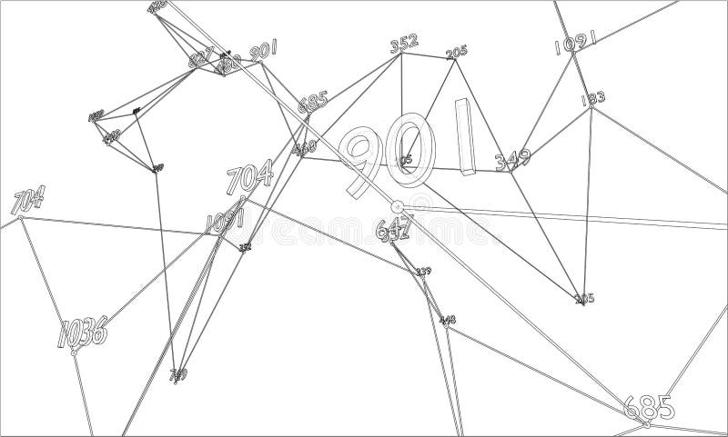 Abstract Word Cloud Outline. Vector Stock Vector - Illustration of ...