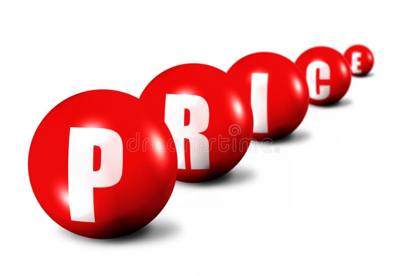 Abstract word price stock illustration. Illustration of round - 6598899