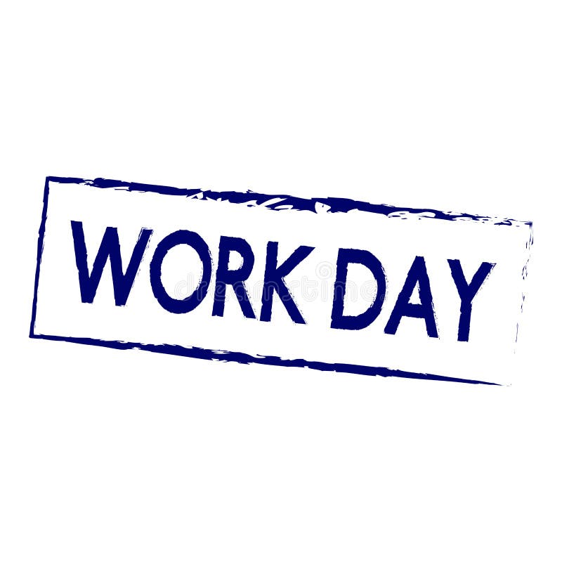 Happy Work Day stock vector. Illustration of isolated - 114327754