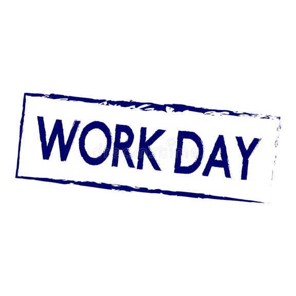 Happy Work Day stock vector. Illustration of isolated - 114327754