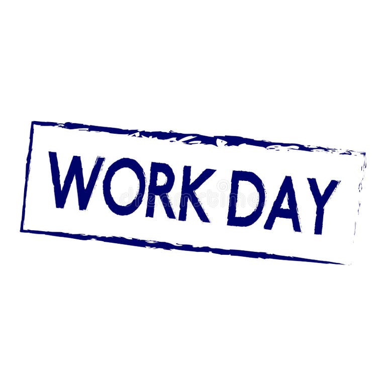 Happy Work Day stock vector. Illustration of isolated - 114327754