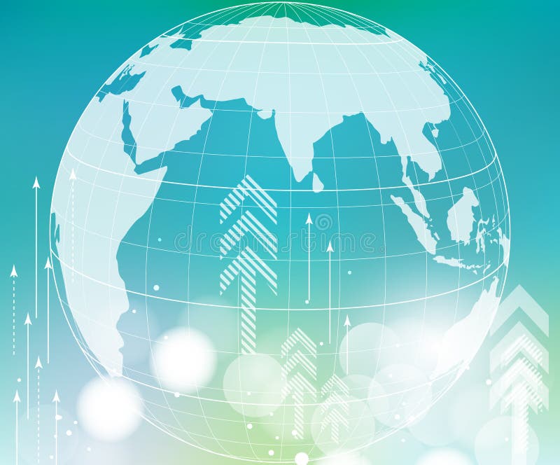 Abstract world background stock vector. Illustration of connect - 40932512