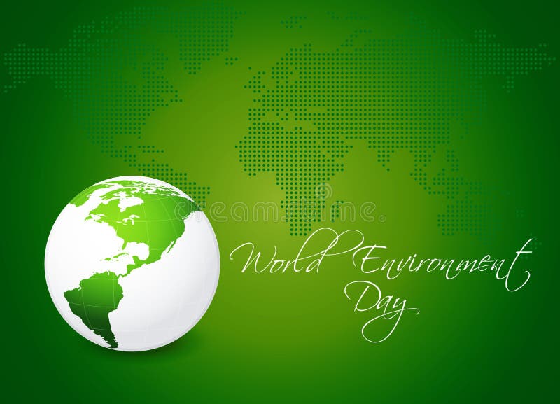 Abstract World Environment Day Concept Background, Stock Vector ...
