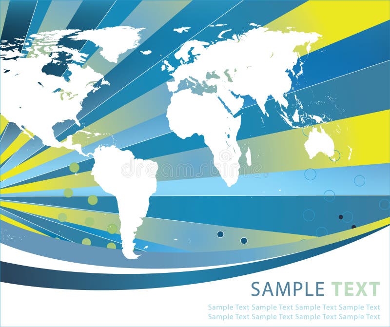 Abstract World Globe Design Stock Illustration - Illustration of ...