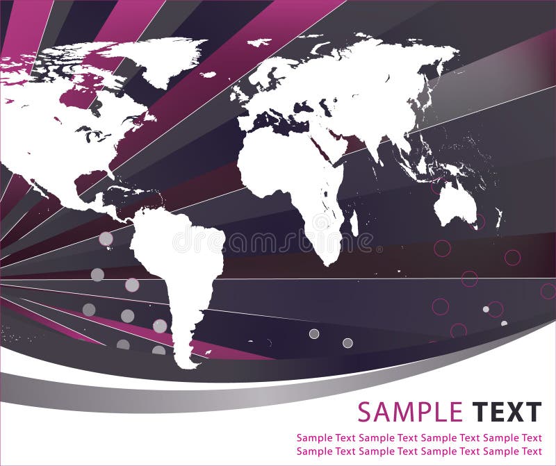 Abstract World Globe Design Stock Vector - Illustration of design ...