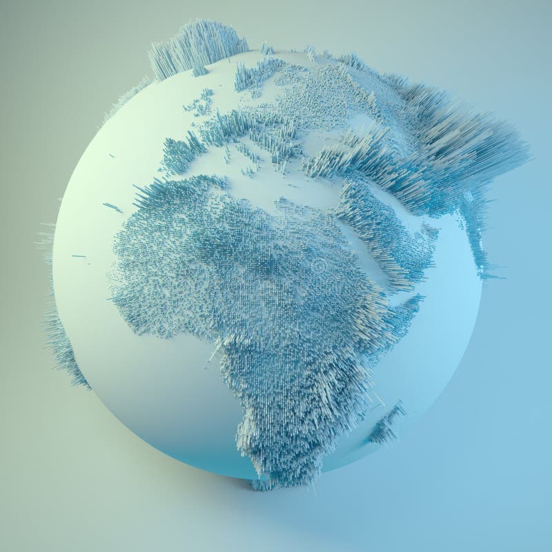 Abstract world globe stock illustration. Illustration of mirror - 67098753