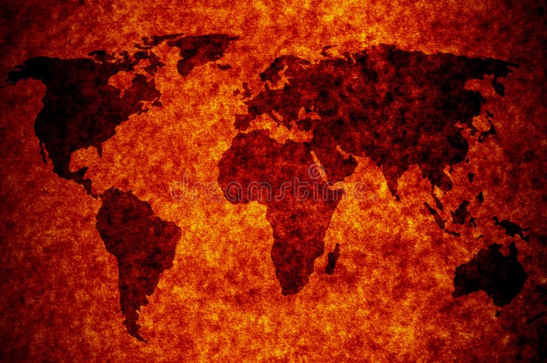 Abstract world map stock image. Image of paper, rusted - 2338581