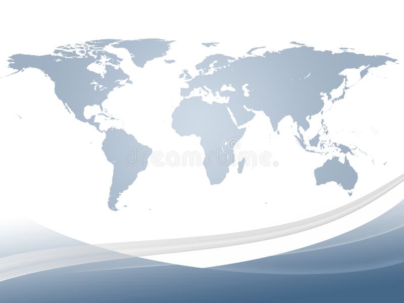 Abstract World Map stock illustration. Illustration of world - 9080182