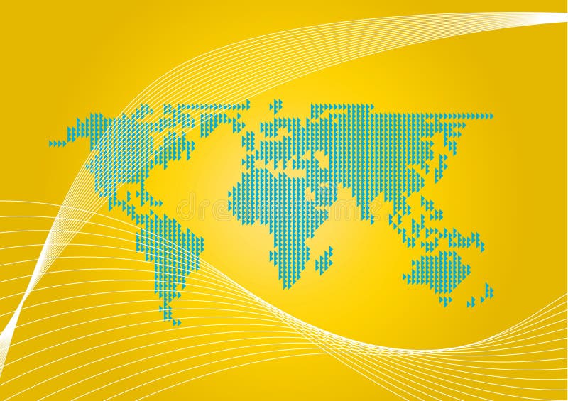 Abstract World Map Background Picture. Image: 5712073