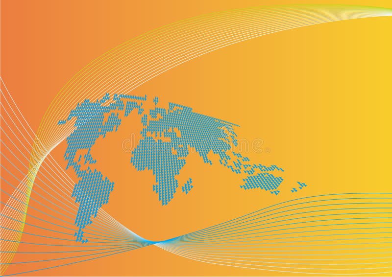 Abstract World Map Background Picture. Image: 5712074