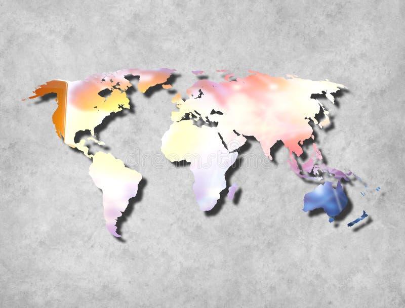 Abstract World Map Background with Texture Stock Illustration ... Abstract World Map Background with Texture Stock Illustration ...