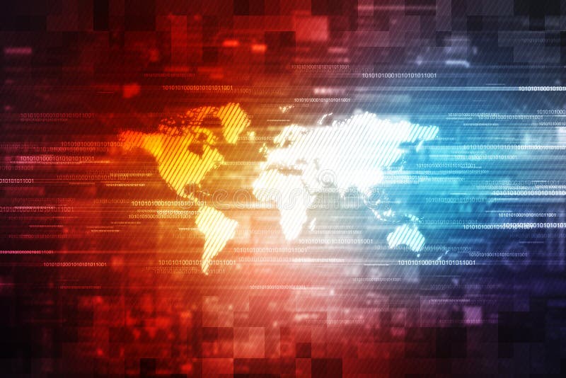 Abstract World Map of Binary Code. Glowing Map of the Earth. Dark Blue ... Abstract World Map of Binary Code. Glowing Map of the Earth. Dark Blue ...