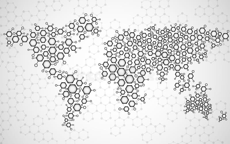 Hexagonal World Map Stock Illustrations – 563 Hexagonal World Map Stock Illustrations, Vectors ...
