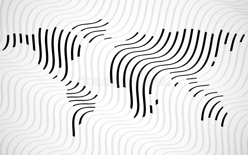 Abstract earth wavy lines stock vector. Illustration of pattern - 3423738