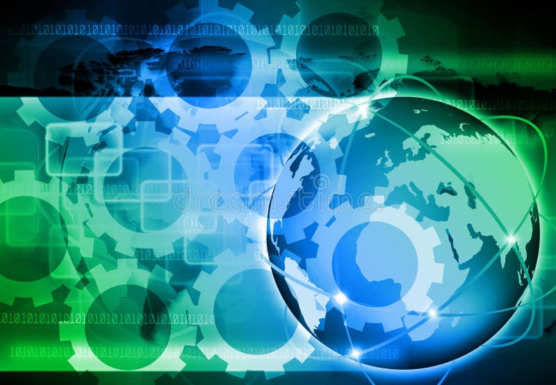 Global Technology Strategy Business Stock Image - Image of world ...