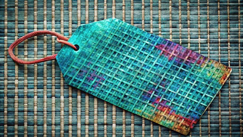 Abstract Woven Mat on Polished Granite Slab a DoubleExposed Design ...