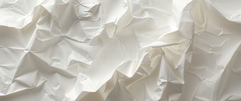 Abstract Wrinkled Paper Texture Background in Soft White Tones and ...