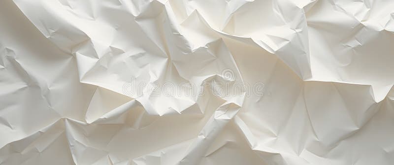 Abstract Wrinkled Paper Texture Background in Soft White Tones and ...