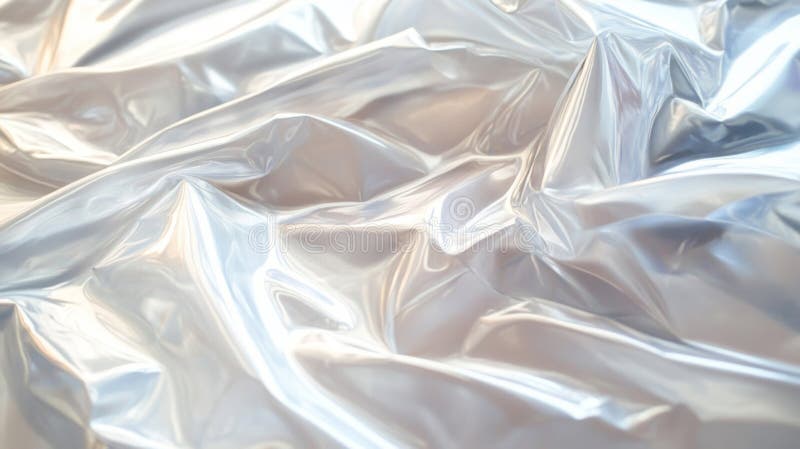 Abstract Wrinkled Shiny White Fabric Texture Stock Illustration ...
