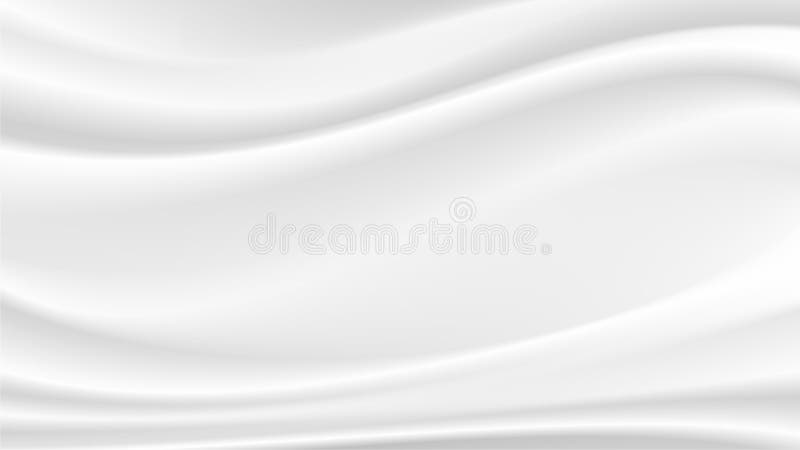 Abstract Wrinkles White Silk Cloth Fabric Wave Overlapping with Light ...