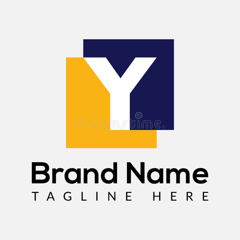 Abstract Y Letter Modern Initial Lettermarks Logo Stock Illustration ...