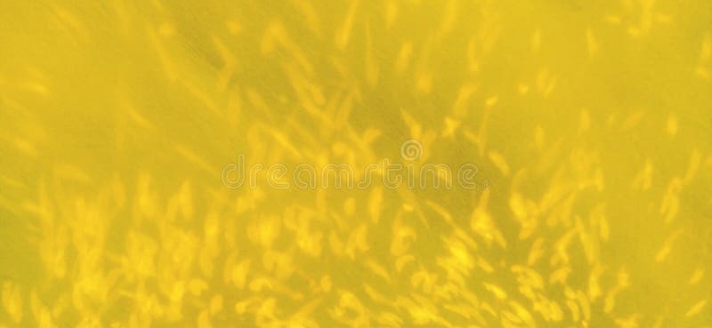 Abstract Yellow Background with Bokeh. Festive Reflections Stock ...