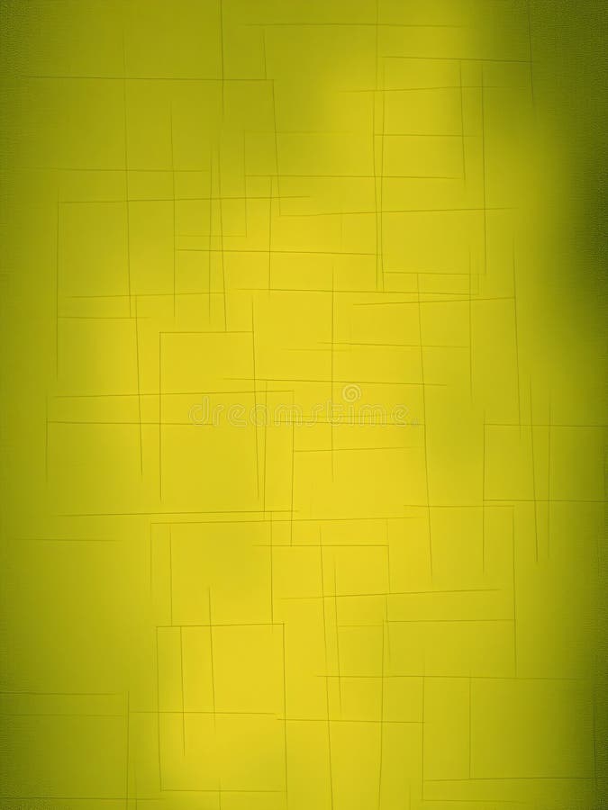 Abstract Yellow Background with a Grid Pattern Stock Illustration ...