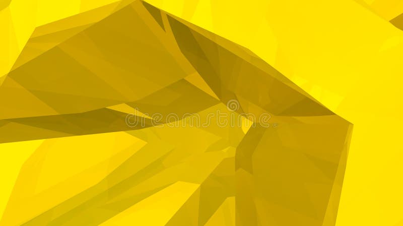 Abstract Yellow Background of Lines, Polygons and Triangles. Desktop ...