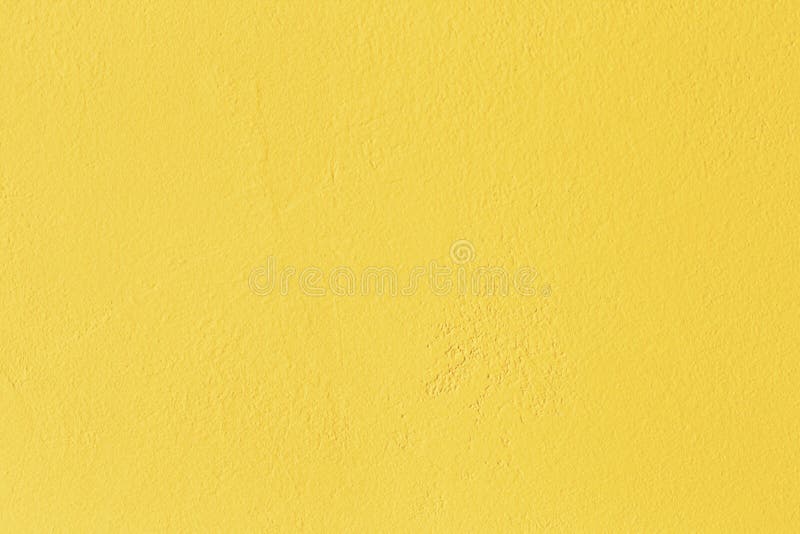 Abstract Yellow Background with Plaster Texture in the Color of the ...