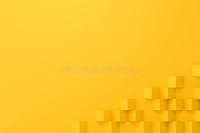 Abstract Yellow Background with Polygon Paper Style. Blank Rhombus ...