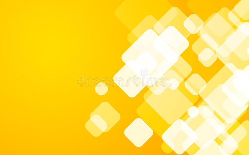Abstract Yellow Background with Rounded Shapes Stock Vector ...