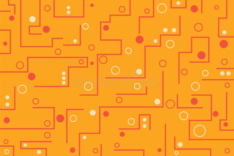 Abstract Yellow Background. Simple Shape Elements. Vector Illustration ...