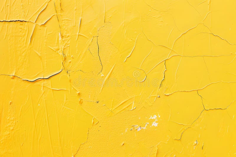 Abstract Yellow Cracked Texture Background Stock Illustration ...