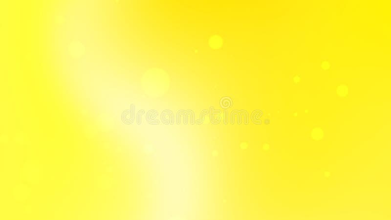 Abstract Yellow Background with Soft Glowing Light Bokeh Effect Stock ...