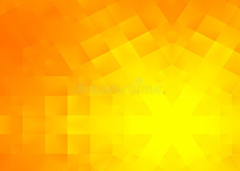Abstract Yellow Background with Squares and Diagonal Glow Stock ...