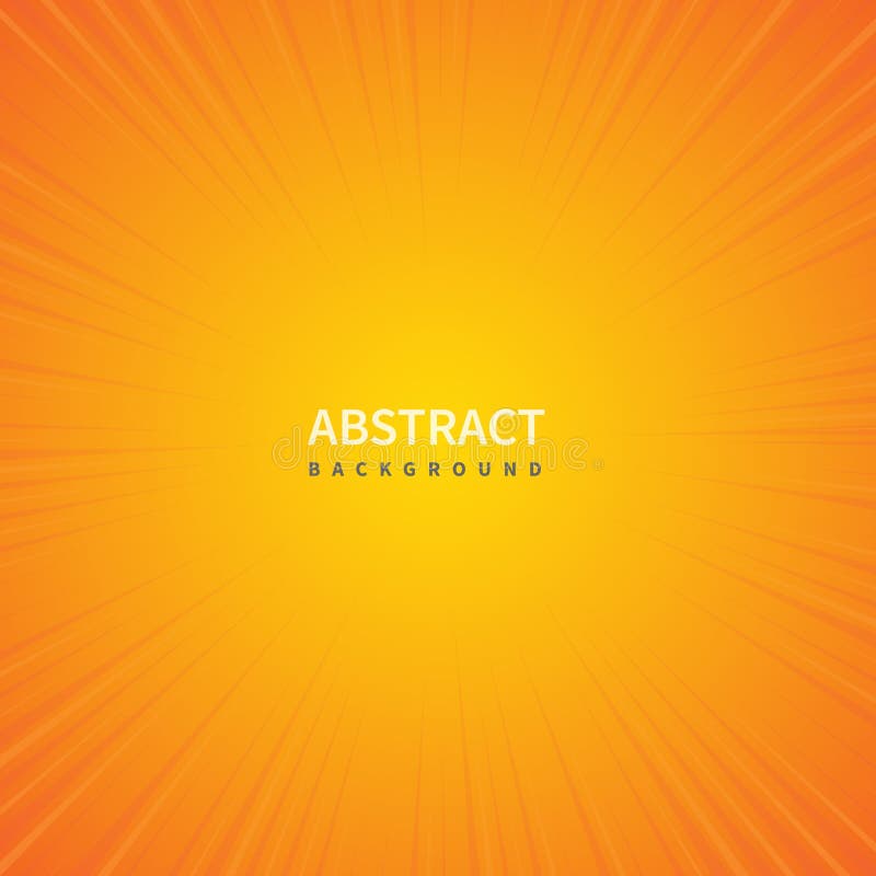 Abstract Yellow Background with Sunburst Stock Vector - Illustration of ...