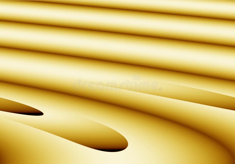 Blur Wave Yellow Background. Stock Illustration - Illustration of ...