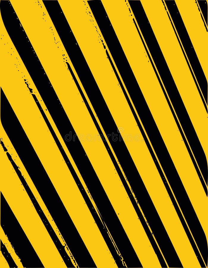 Abstract Yellow Black Construction Site Background Texture Illus Stock ...