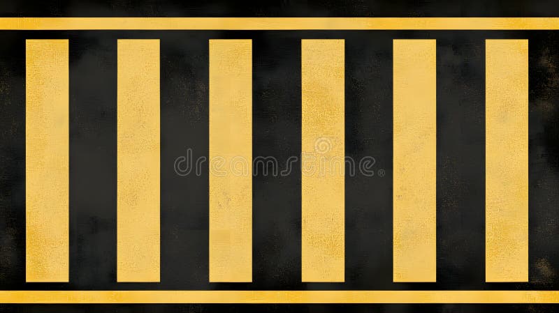 Abstract Yellow and Black Striped Background Design Stock Illustration ...