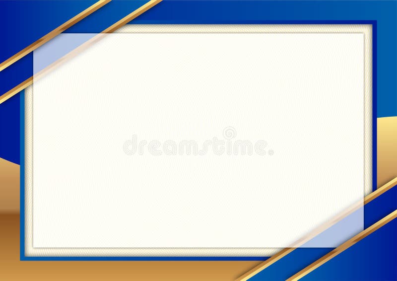 Abstract Yellow and Blue Background Frame Stock Vector - Illustration ...