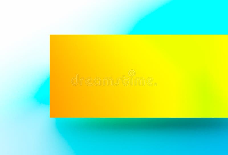 Abstract Yellow Blue Contrast Tone Paper Stack Lay Out Background 3d ...