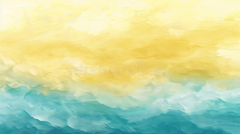 Abstract Yellow and Blue Texture Background - Artistic Canvas Painting ...