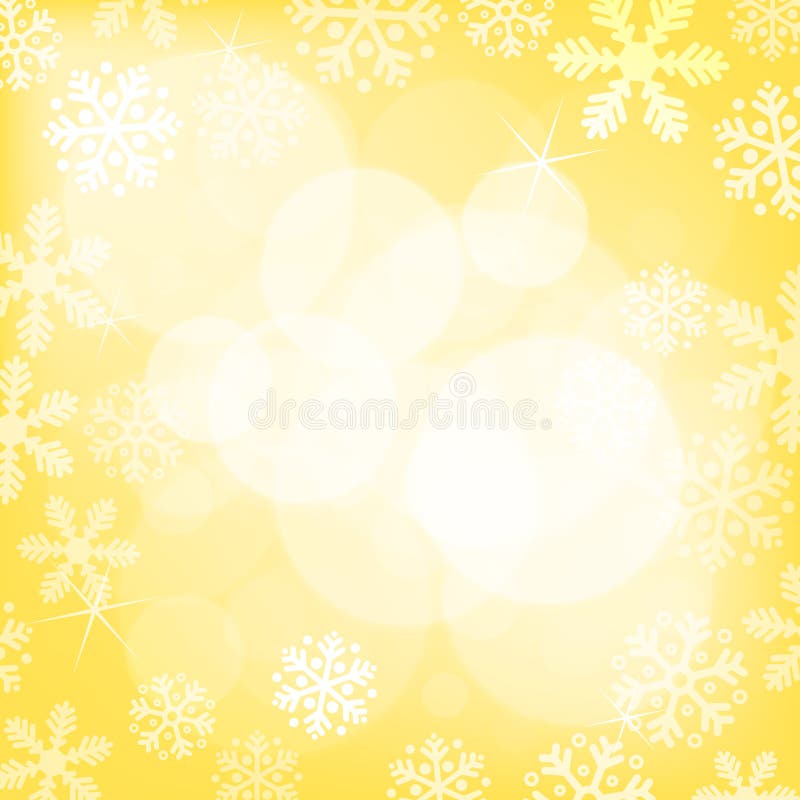 Abstract Yellow Christmas Background Stock Vector - Illustration of ...