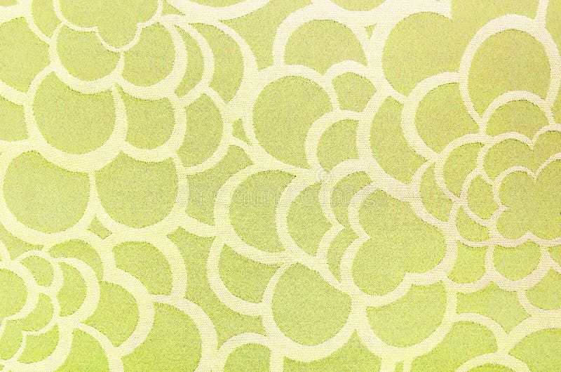 Abstract Yellow Circle Fabric Texture and Background Stock Image ...